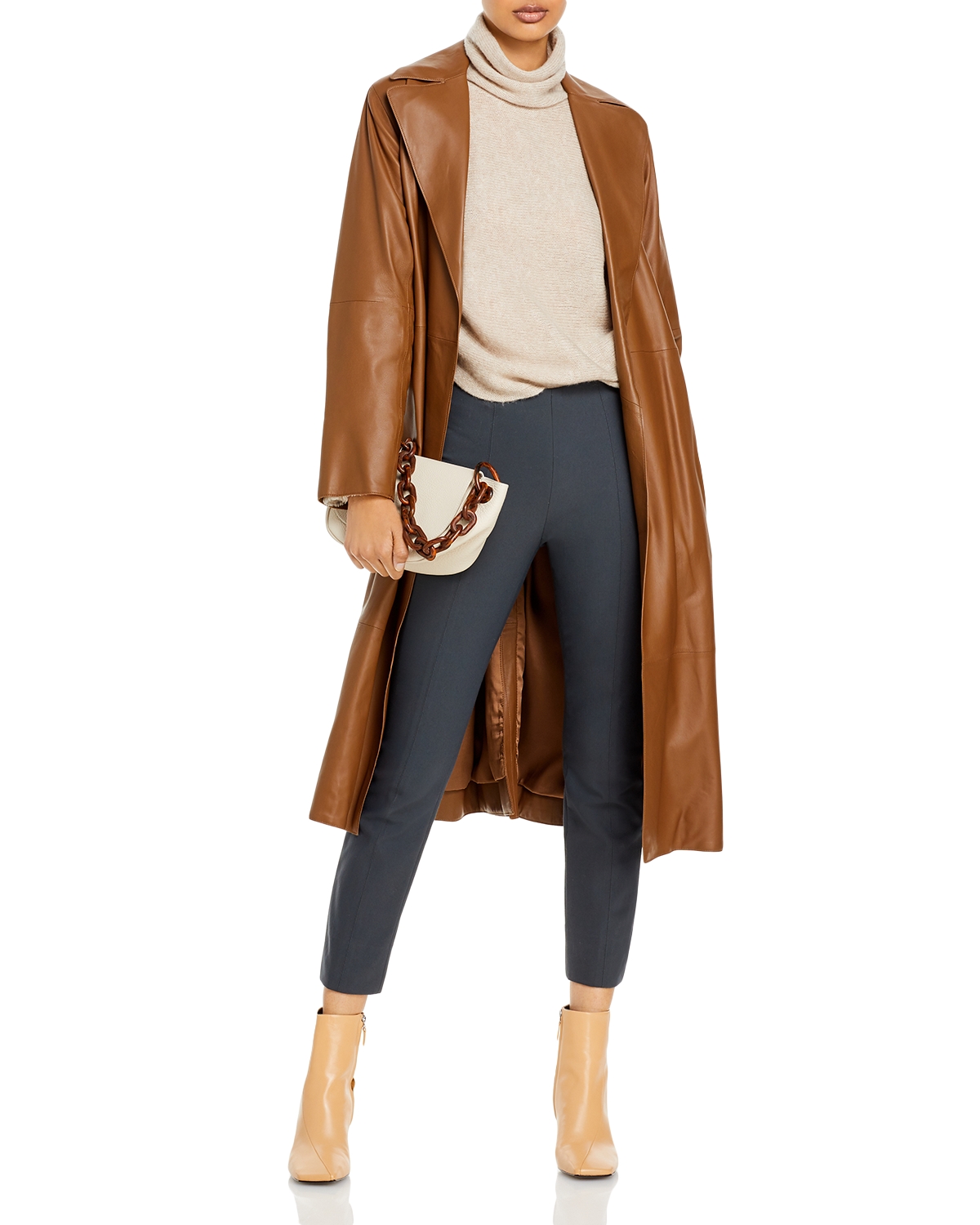 VINCE Vince Stitch Front Seamed Trousers